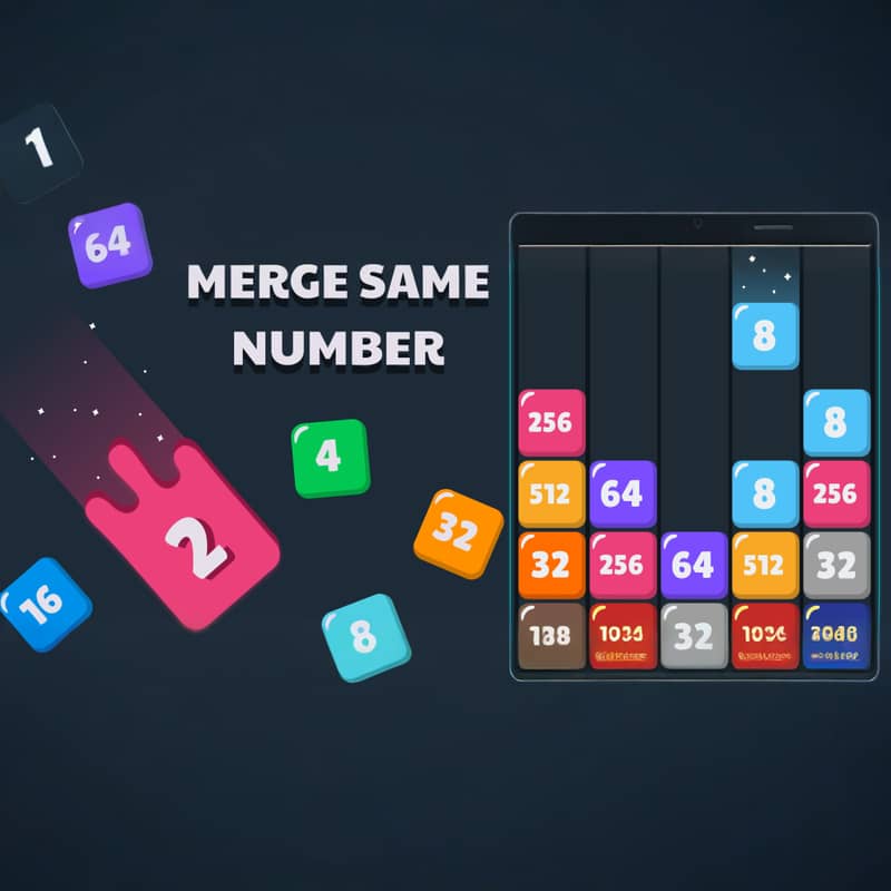 Merging Numbers - Play Online